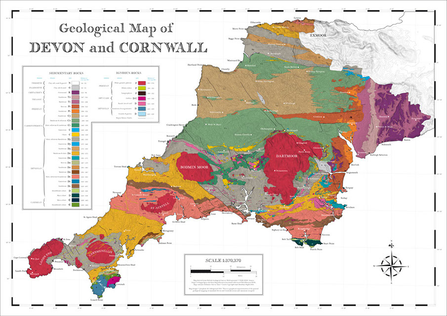 Geology of Dartmoor | Devon and Cornwall